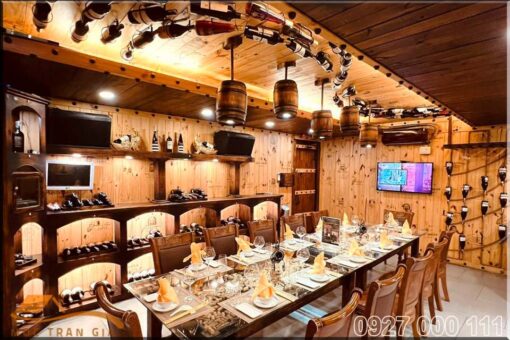 Cheer House Restaurant – Nhà hàng hầm rượu Quận 3 nổi tiếng tại TpHCM
